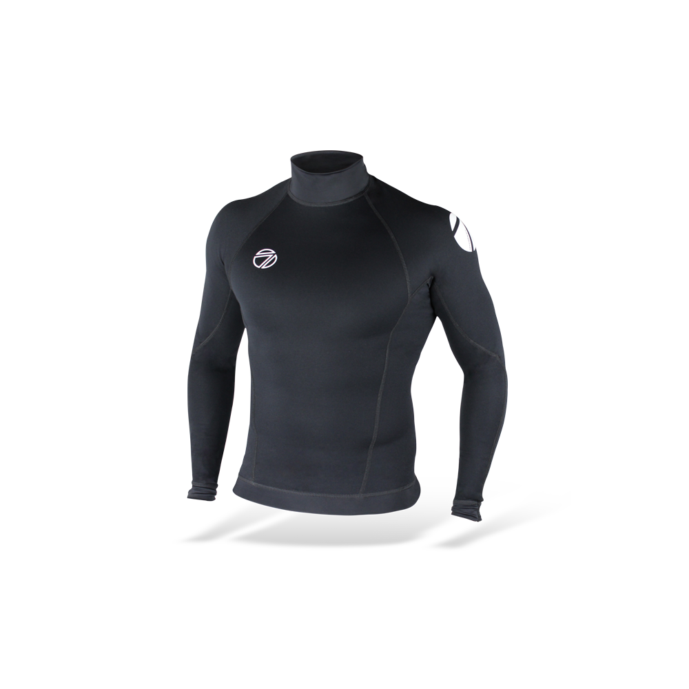 Long Sleeve Titanium Hot Top 0.5mm – Thermal Neoprene Layer – Seventhwave